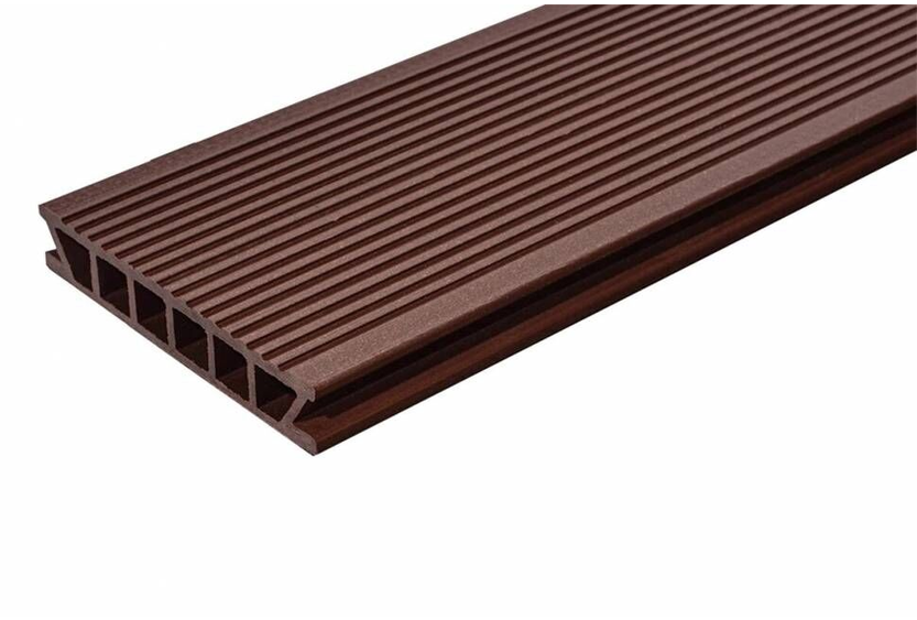 Террасная доска Deckron Classic 153х28х6000 мм, коричневый, П7 купить в ...